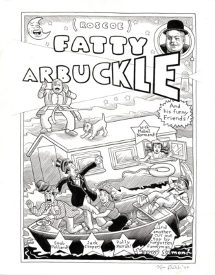 KIM DEITCH Fatty Arbuckle And His Funny Friends ORIGINAL COVER COMIC ...