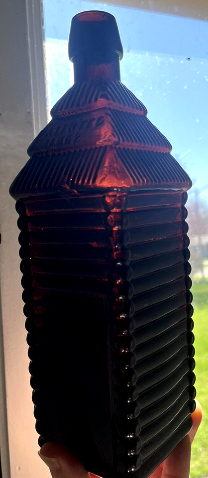 NICE STRAWBERRY PUCE COLORED DRAKE'S 1860 PLANTATION BITTERS BOTTLE ...