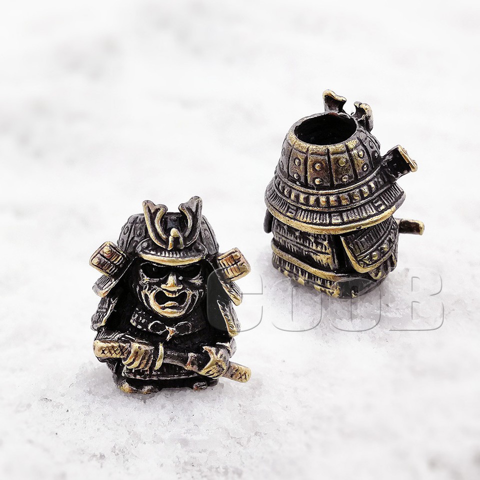 Bead Beads Charm Pendant SAMURAI NINJA RONIN for Paracord Knife Lanyard ...