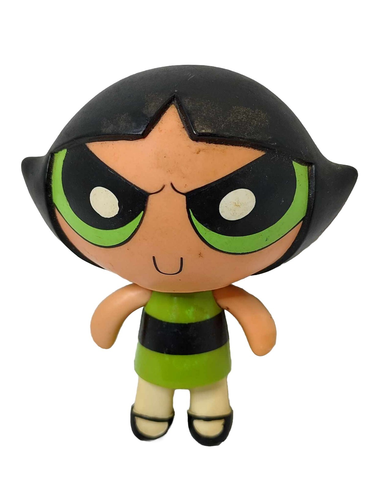 Vintage 2000 Cartoon Network Power Puff Girls Buttercup Action Figure ...