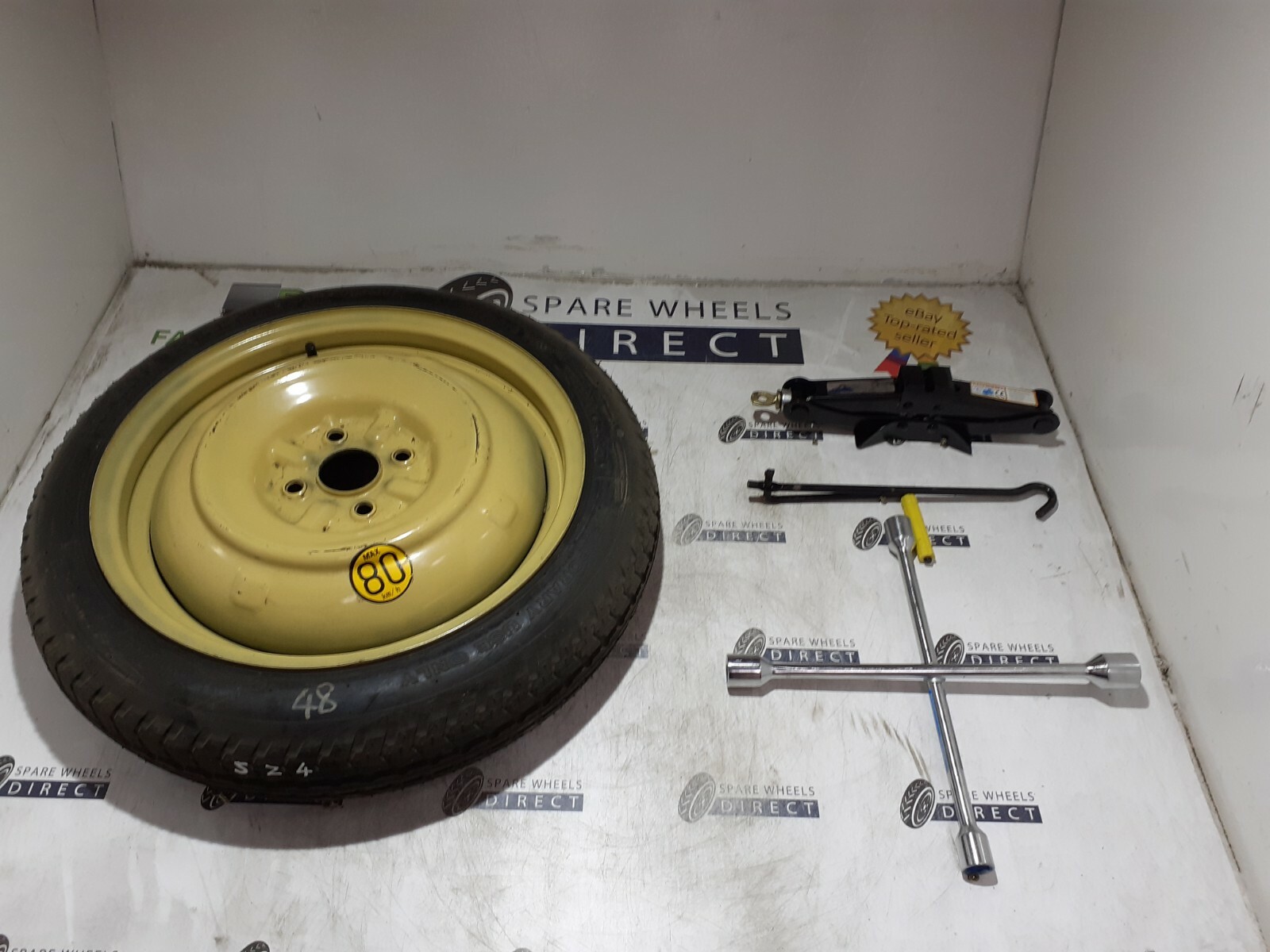 SUZUKI IGNIS 2016 - 2020 16" SPARE SPACE SAVER WHEEL SPARE + JACK KIT ...