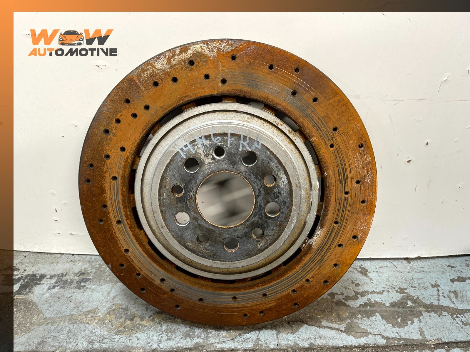 14-17 MASERATI GHIBLI FRONT RIGHT PASSENGER SIDE BRAKE ROTOR DISC OEM ...