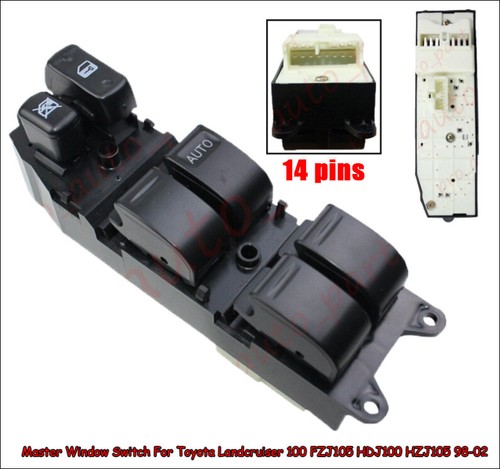 For Toyota Landcruiser 100 FZJ105 HDJ100 HZJ105 98-02 Master LED Window ...