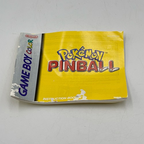 VTG 1999 Pokemon Pinball Nintendo Game Boy Color Booklet Manual ONLY ...
