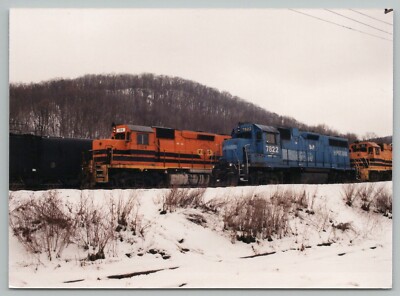 Railroad Photo - Buffalo & Pittsburgh #104 & 7822 Locomotive 1990s ...