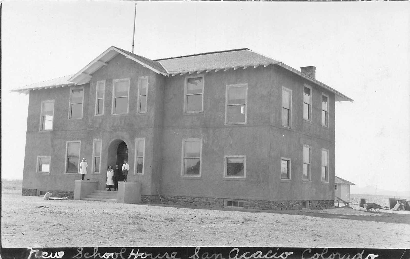 H21/ San Acacio Colorado RPPC Postcard c1910 New School House | eBay