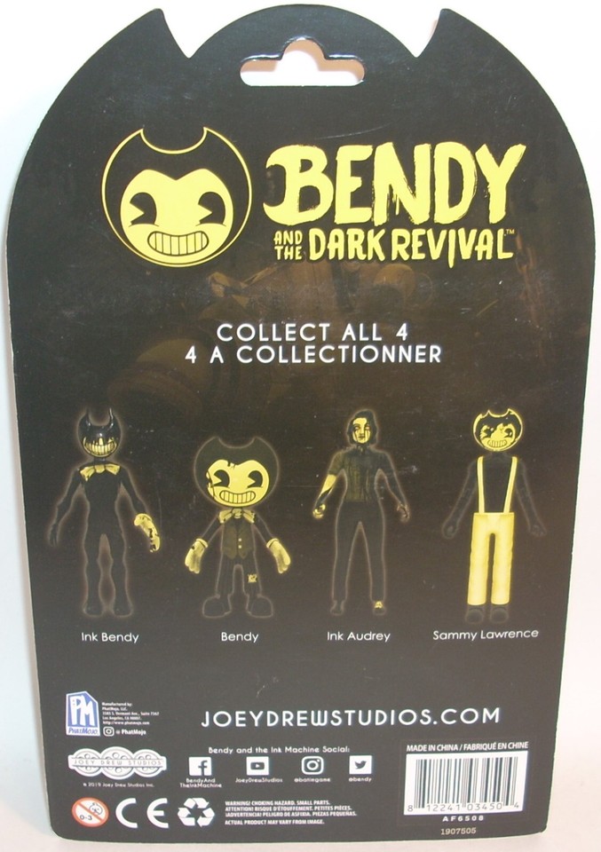 Bendy and the Ink Machine BENDY Action Figure 4" Series 3 NEW Phatmojo ...
