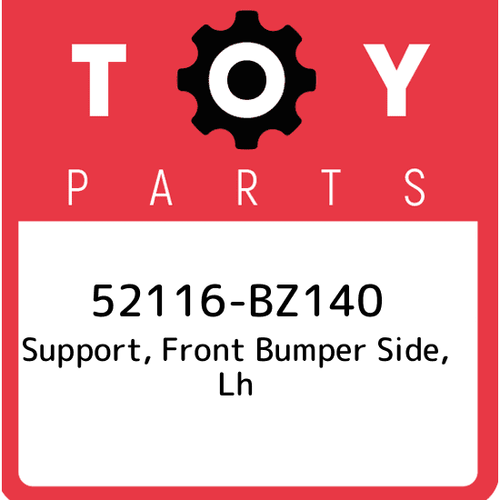 52116-BZ140 Toyota Support, front bumper side, lh 52116BZ140, New ...