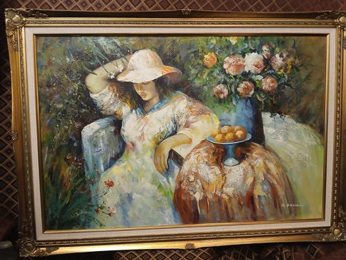 Inpressionist Artist painting by G Bruce on Canvas.. | eBay