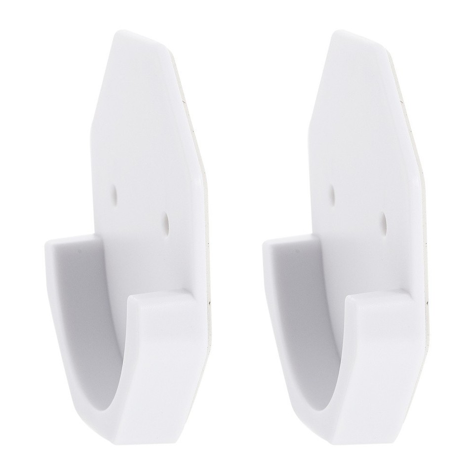 2 Pcs Curtain Wall Holder Closet Lever Supports Rod Bracket Shower ...