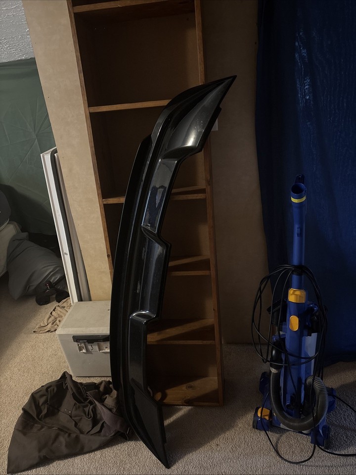 Gloss Black Rear Spoiler for 2015-2021 Mustang GT500 Style With Gurney ...