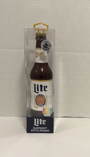 Miller Lite Bottle with Built in Bluetooth Speaker W/ Color Changing ...