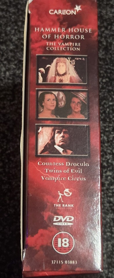Hammer House of Horror The Vampire Collection Carlton 1970 DVD Box Set New | eBay UK