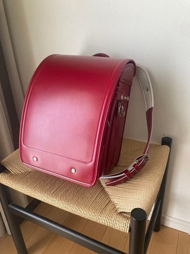 Royster Red Randoseru Backpack with Schedule Pocket Used Rare Japanese ...