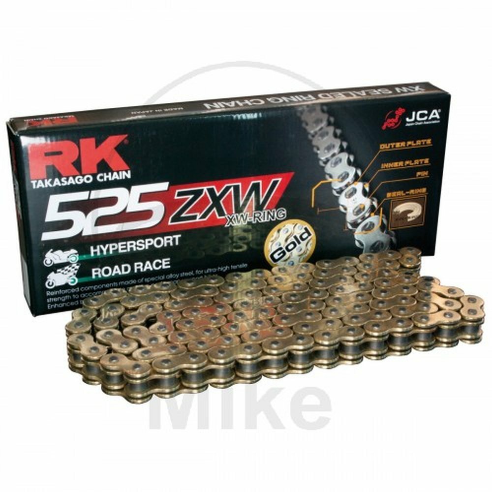 RK Xw-Ring G&b 525ZXW/112 Chain Rivet Mv Agusta 1078 Brutal RR 2010 ...