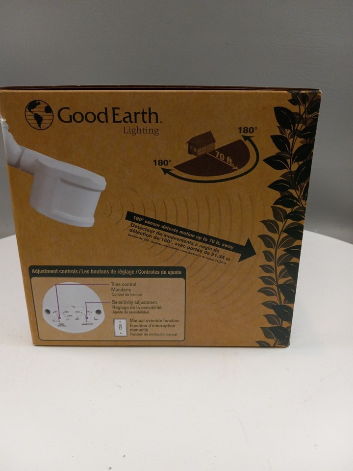 Good Earth Lighting Motion Activated Security Light 2100 Lumen New | eBay