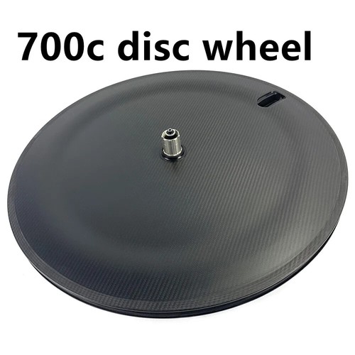 700C Carbon Clincher Front Rear Disc Wheels Track or Road Bicycle Disc ...
