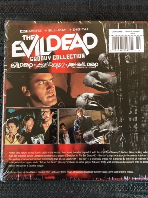 THE EVIL DEAD: COLLECTION BOX SET 4Ks-Blu-Rays-DVD & ARMY DARKNESS ...