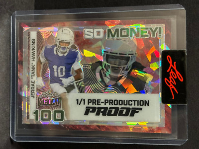 2024 Leaf Metal RED Pre-Production Proof JERRAE "TANK" HAWKINS 1/1 | eBay