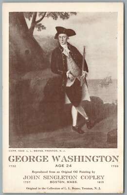 TRENTON NJ GEORGE WASHINGTON'S PORTRAIT L.L. BEANS COLLECTION VINTAGE ...