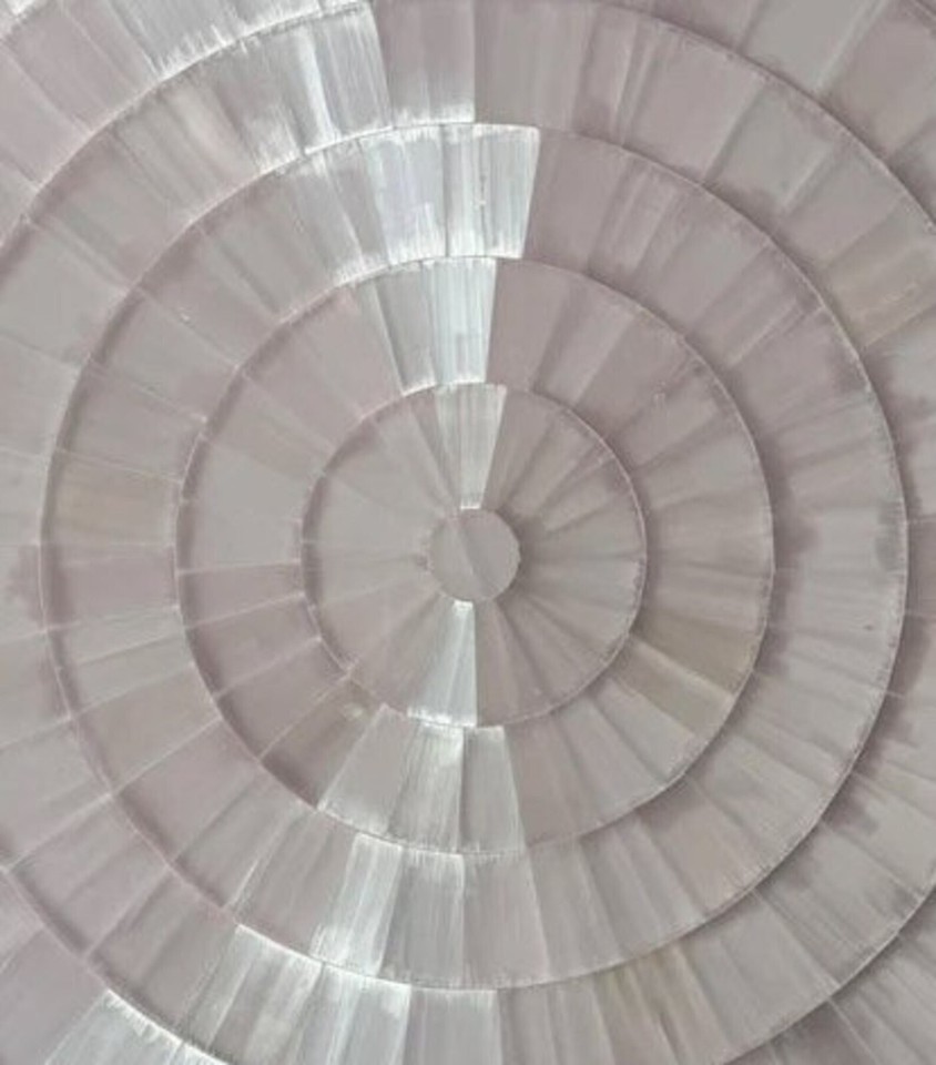 21" Selenite Stones Table Top Handmade Natural Stones Work Home Decor ...