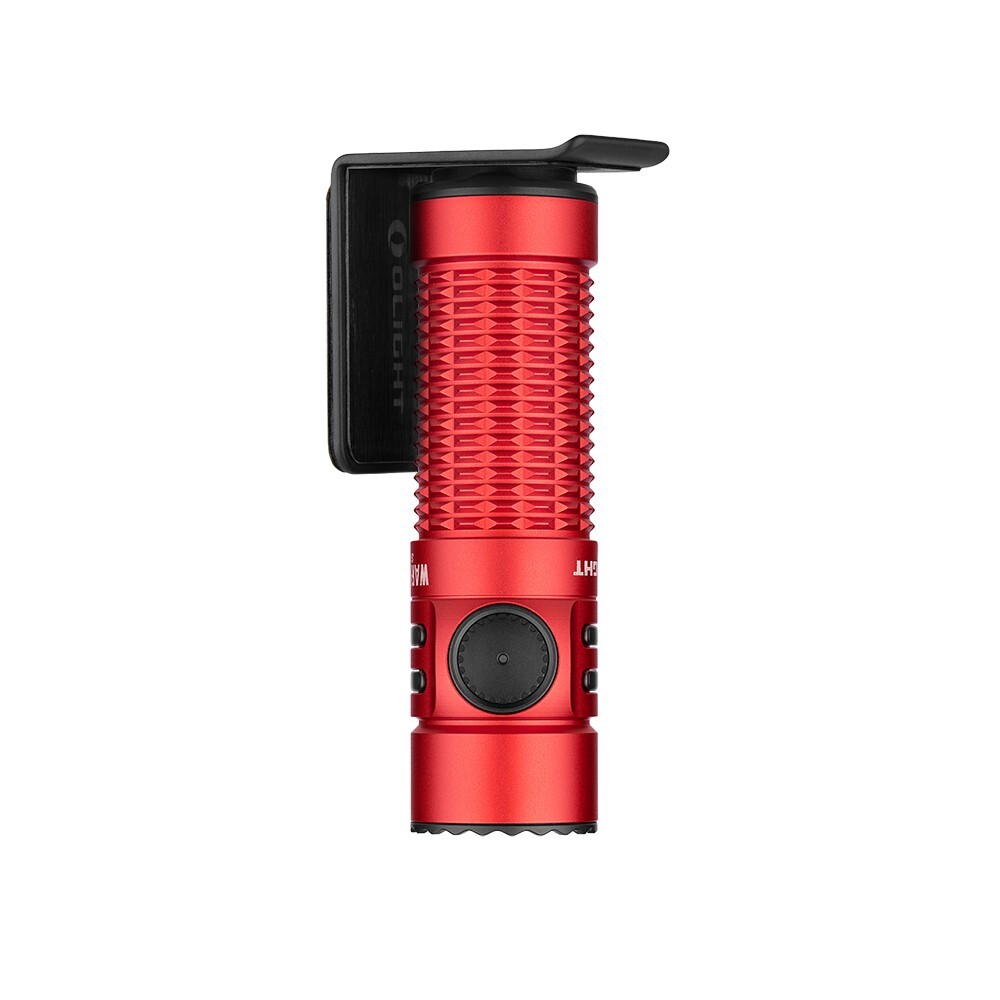 Olight Warrior Nano Red 1200 Lumens Tactical Dual Switch EDC Flashlight ...