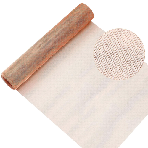 12" X 240" Copper Mesh Screen 40 Mesh Pure Copper Screen Woven Wire ...