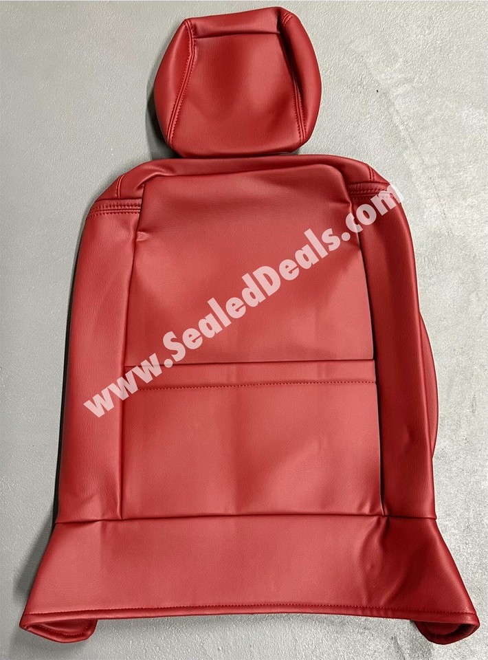 Cardinal Red Leather Seat Covers for 2013-18 Jeep Wrangler JK 4 Door ...