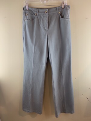 Escada Straight Leg Slacks Trousers Pants Olive Women’s Size 38(med ...