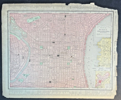 United States (Pre-1900) - Philadelphia Map