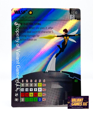 Marvel Heroclix Wasp #L030 Legacy Card Avengers 60th Anniversary | eBay