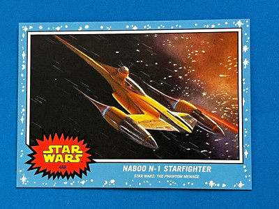 Topps Star Wars Living Set Card #488 - Naboo N-1 Starfighter The ...