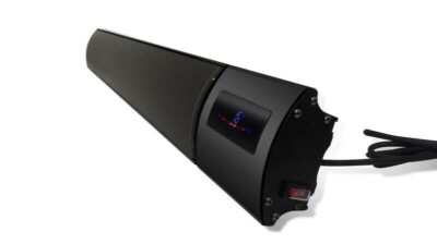 Heater Electric Infrared Bar 2400W, Wall/Ceiling Mount, Remote Control ...
