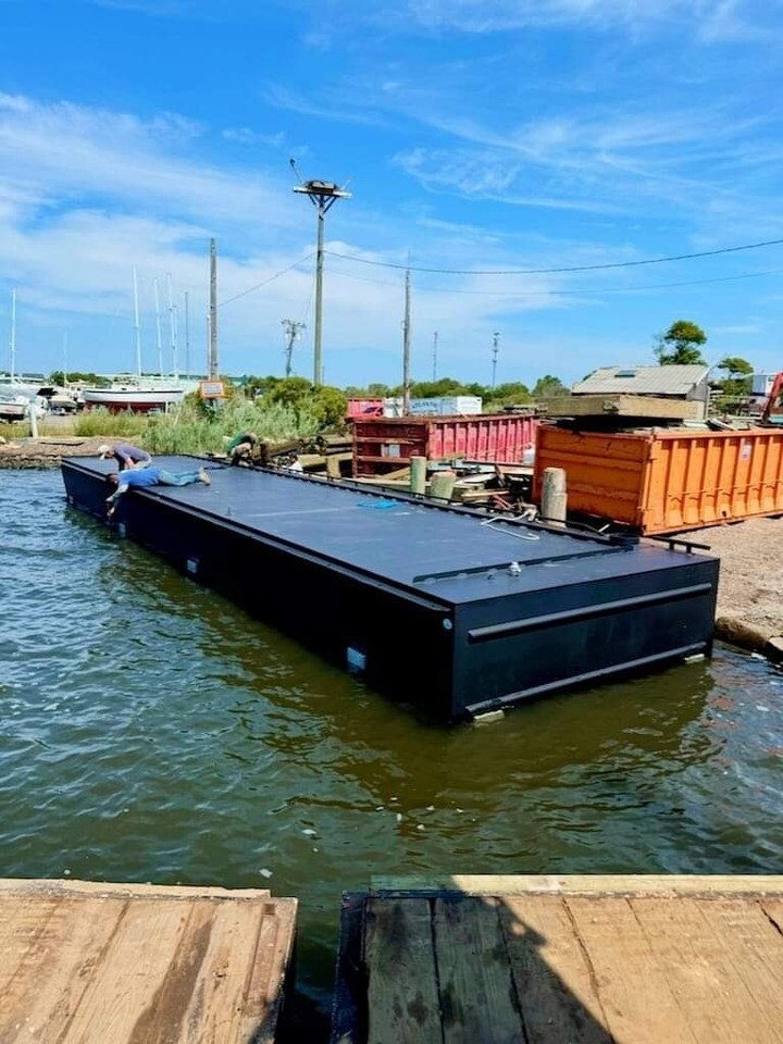 Custom Steel Barges, Built to Order, Leisure Marine Services | eBay
