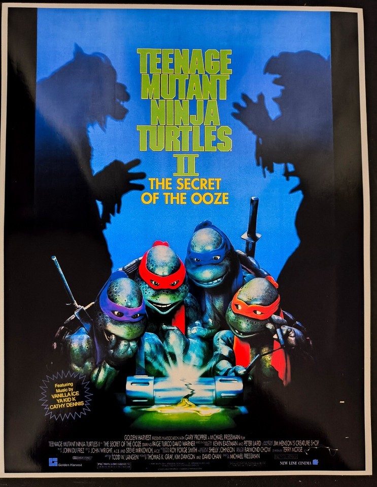 Teenage Mutant Ninja Turtles 90s Movie Poster Set – All 3 Films – 8 ...