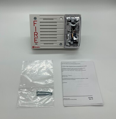 Simplex 4903-9193 | Wall Strobe White | Same Day Shipping (SEALED) | eBay