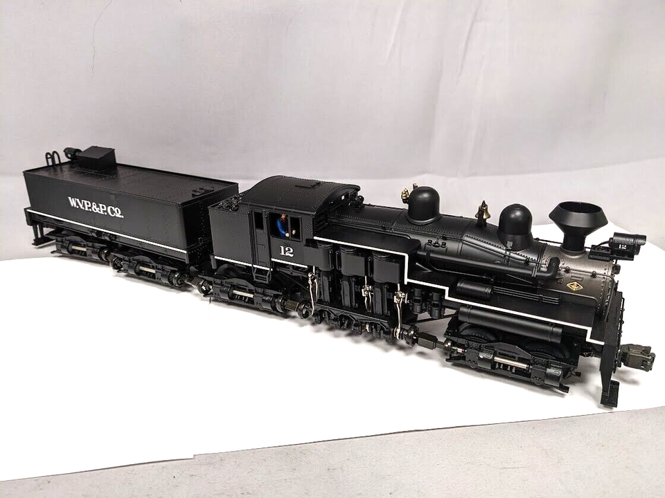 MTH #20-3023-1 W.V.P.&P. Shay Die-Cast Steam Engine & Tender w ...