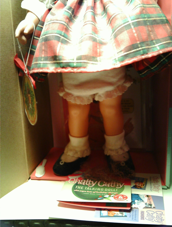 1999 Chatty Cathy Talking Doll Holiday Mattel 20" Open Box | eBay
