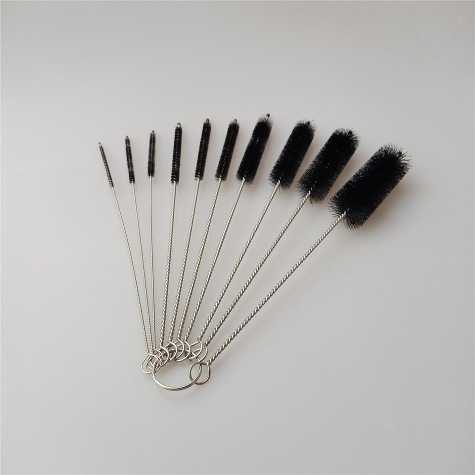 Set of 10 Laboratory Test Spice Tube Beaker Brushes Brush Cleaning Tool ...