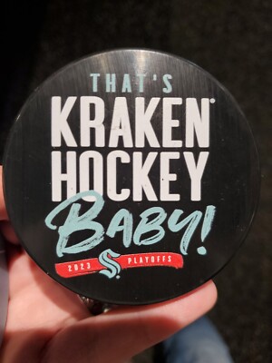 2023 Stanley Cup Playoffs Seattle Kraken Hockey Baby Puck | eBay