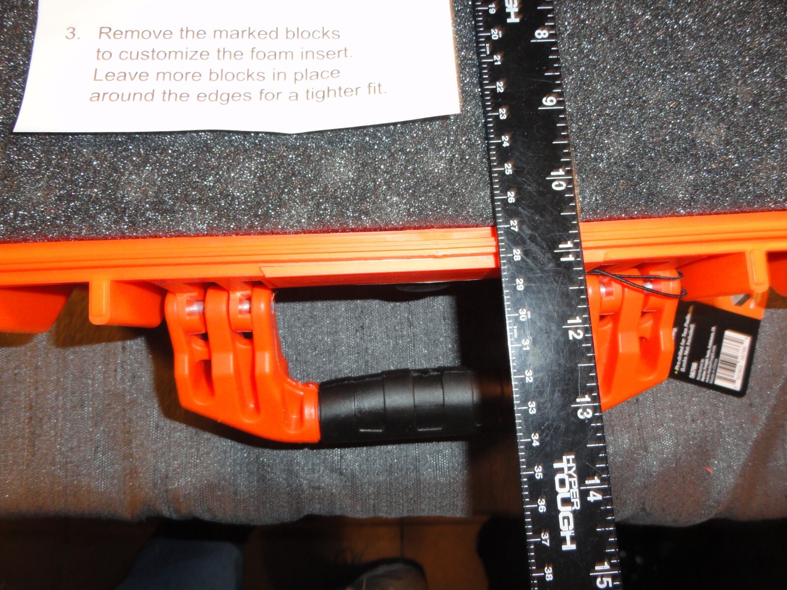 APACHE 3800 WEATHERPROOF PROTECTIVE HARD CASE CAMERA LENS WEAPON ORANGE ...