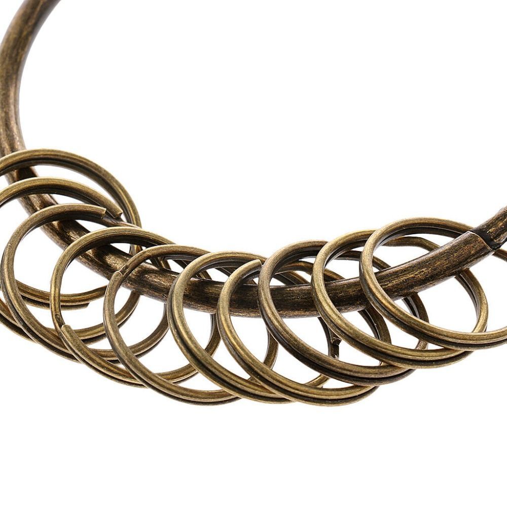 Vintage Retro Circular Keychain Landlord Round Key Ring Man Woman | eBay