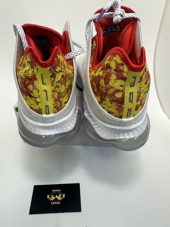 Nike LeBron 19 Low Flintstone Fruity Pebbles Basketball Mens Size 14 ...