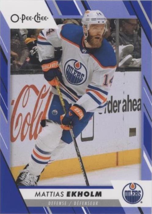 2023-24 O-Pee-Chee - Mattias Ekholm #253 Blue Border for sale online | eBay