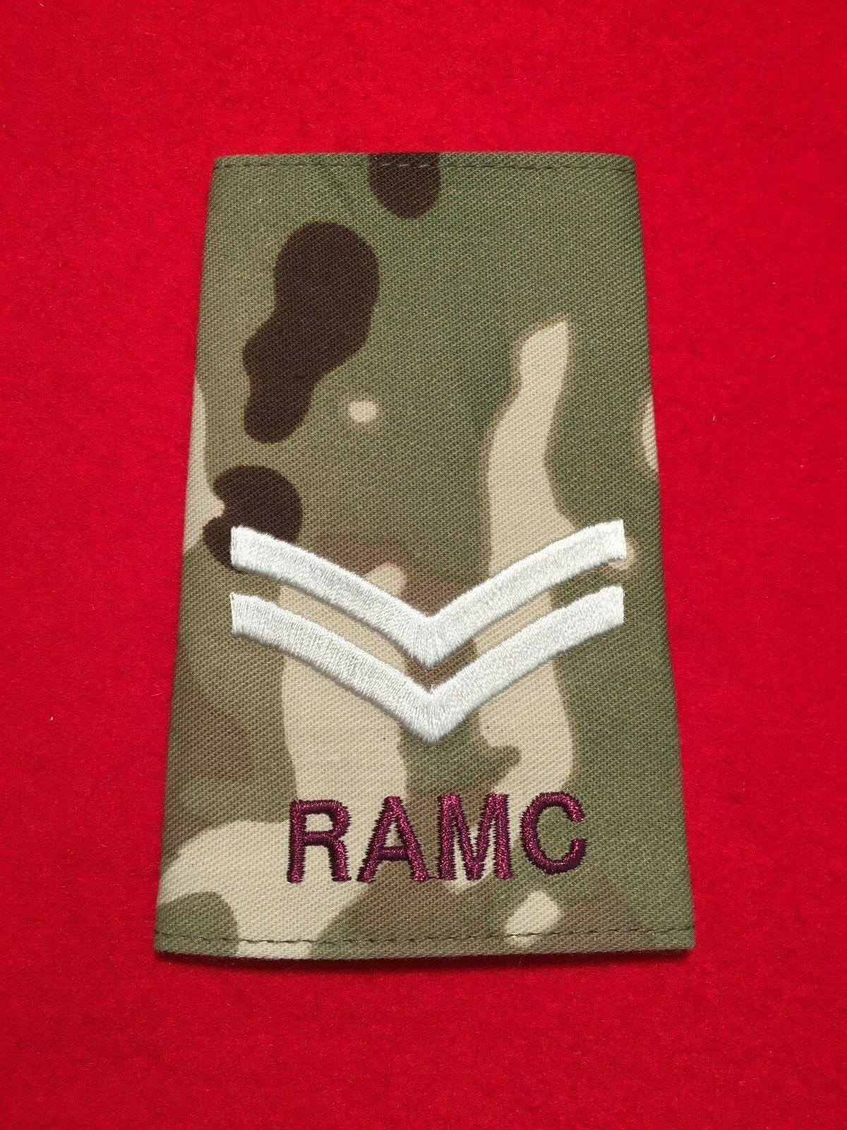 CPL RAMC MTP Combat Rank Slide Royal Army Medical Corps CPL Multicam ...
