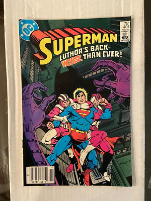 Superman #401 Comic Book Flash Force 2000 Preview | eBay