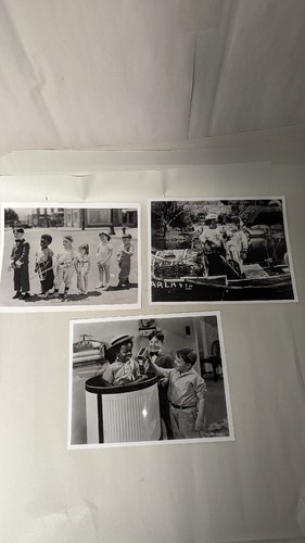 Vintage 8 X 10 Little Rascals Lot of 3 Black and White photos Repro ...
