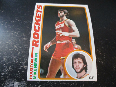 mike newlin (houston rockets - g/f) 1978/79 TOPPS card #124 nr/mint ...