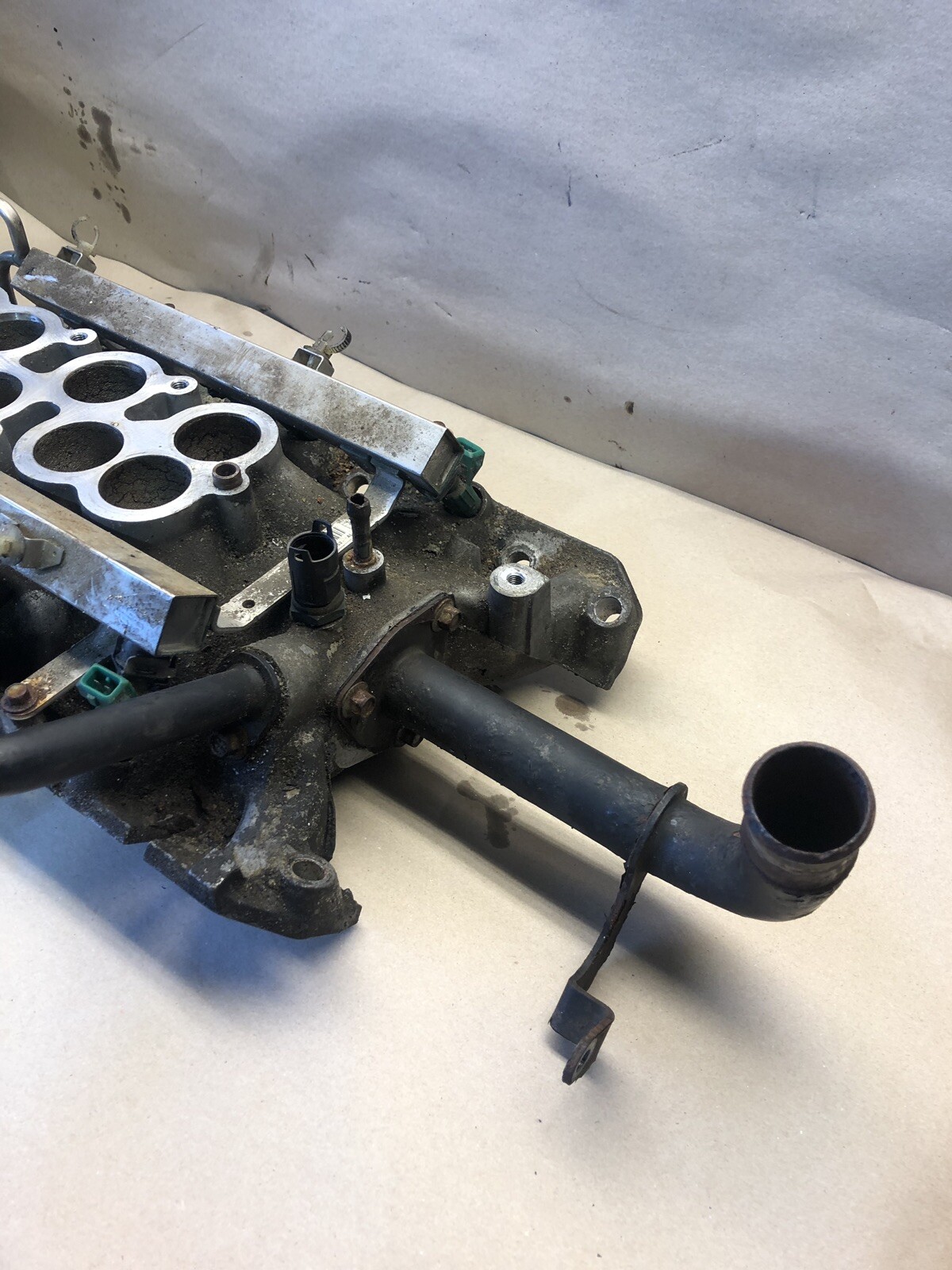 RANGE ROVER P38 4.0 4.6 V8 LOWER INLET MANIFOLD WITH INJECTORS FUEL ...