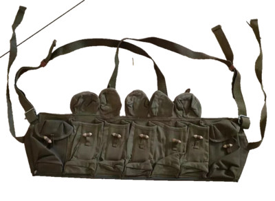 Surplus Original Chinese Army Type 63 Chest Rig Bandolier Ammo Pouch ...